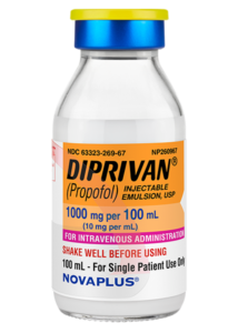 Ordering Center NOVAPLUS - DIPRIVAN® (Propofol) Injectable Emulsion, USP
