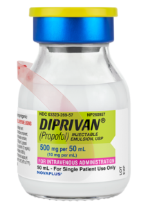 Ordering Center NOVAPLUS - DIPRIVAN® (Propofol) Injectable Emulsion, USP