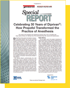 Supply & Manufacturing - DIPRIVAN® (Propofol) Injectable Emulsion, USP